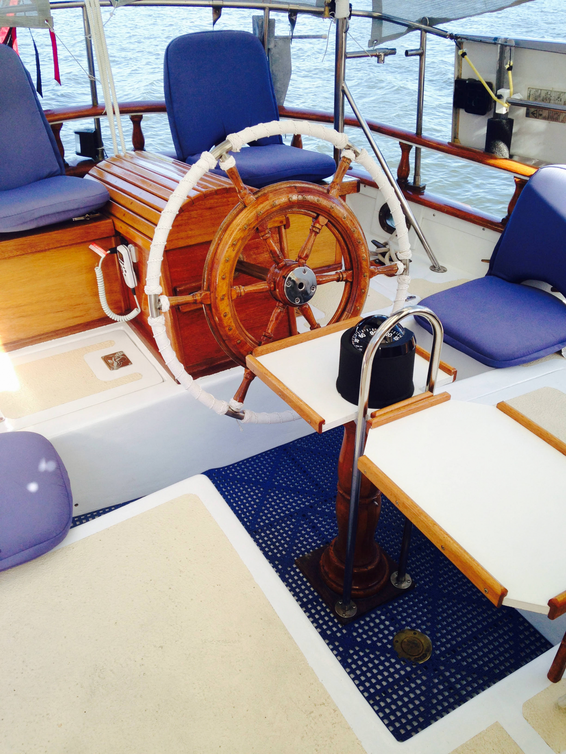 Captain's Wheel. Have your wheel French Spiraled. | Schooner Chandlery