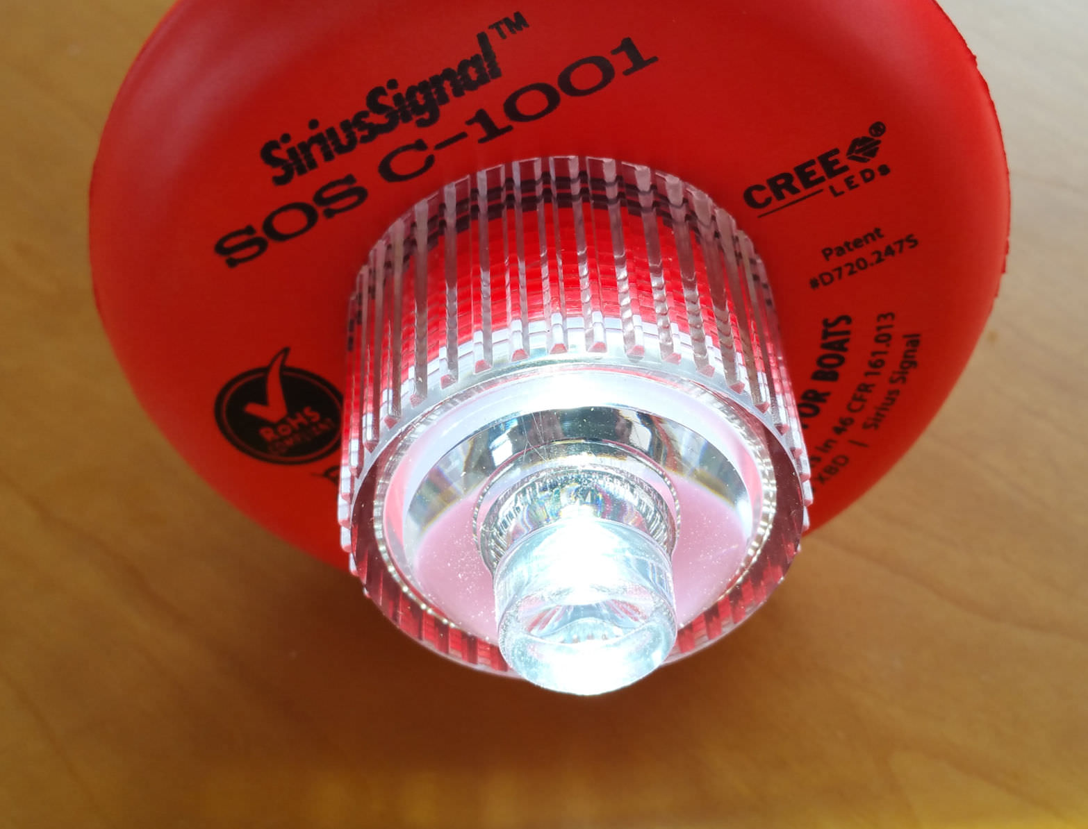 Weems & Plath SOS Distress Light - Electronic Flare with Distress Flag ...