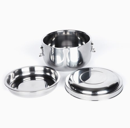 Onyx Stainless Steel 2 Layer Double Walled Food Storage Container ...