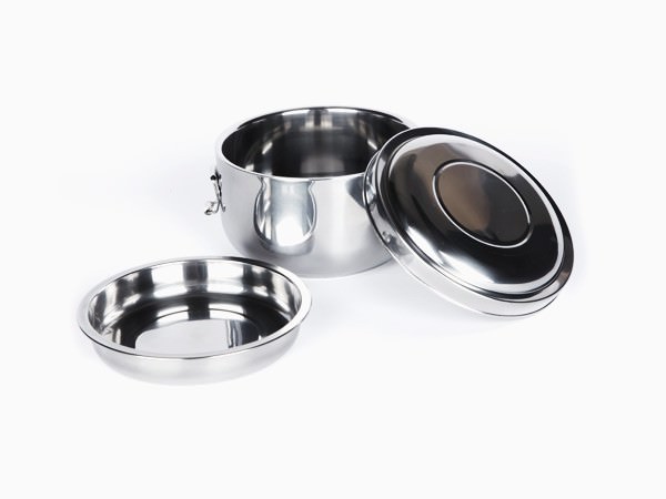 Onyx Stainless Steel 2 Layer Double Walled Food Storage Container ...