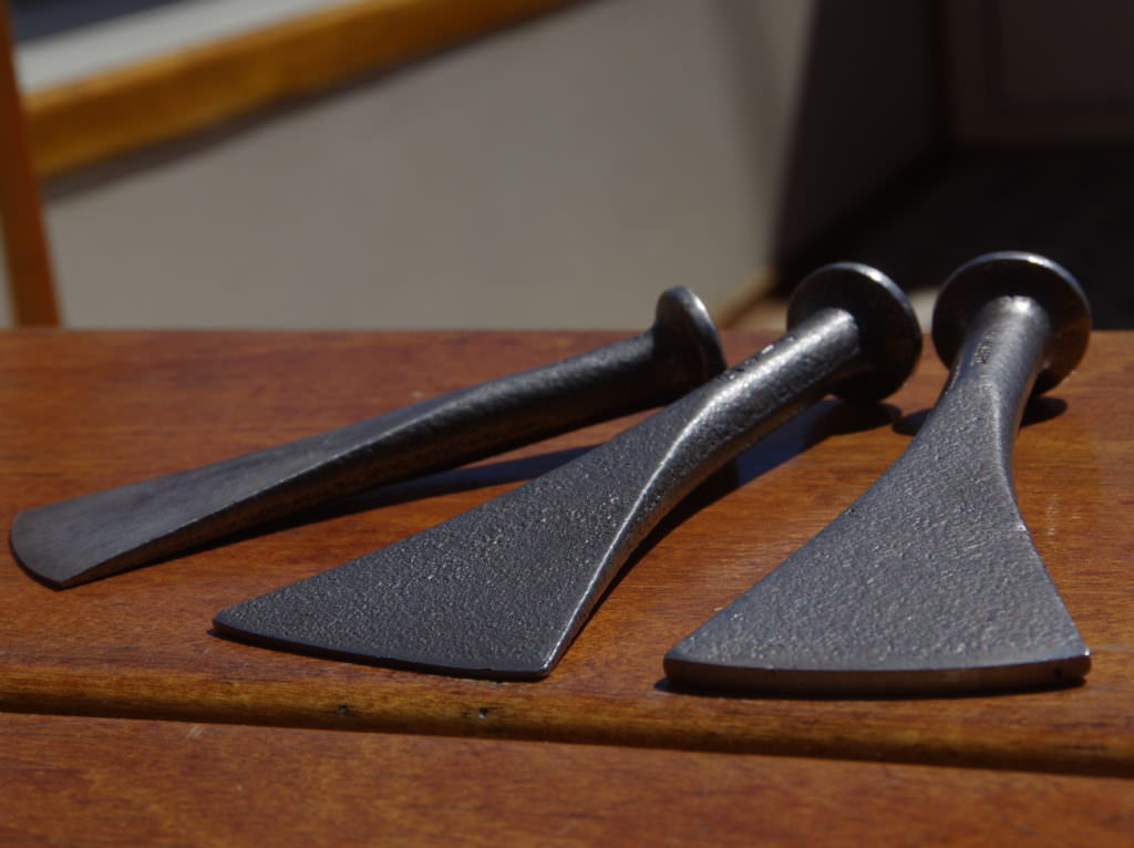 Set of Three Caulking Irons | Schooner Chandlery