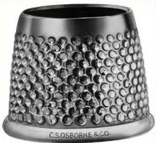 Open Ended Thimble - No. 510 (#7 to #13 Sizes) | Schooner Chandlery