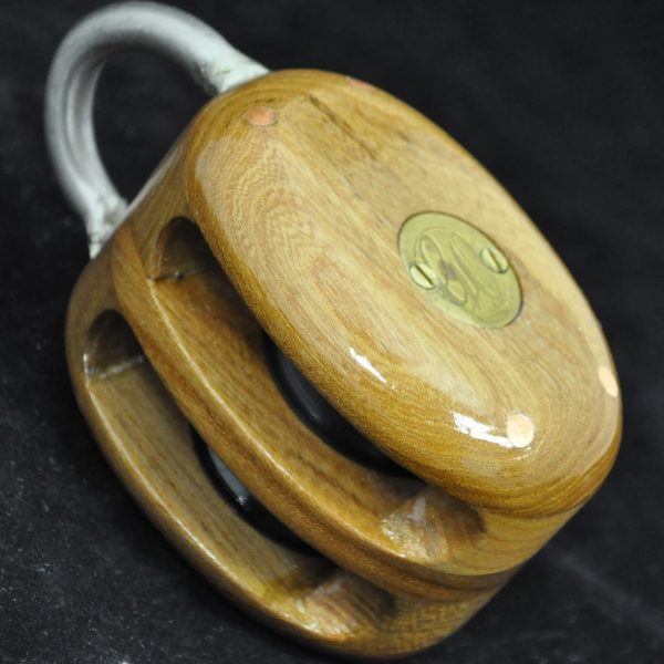 Ording Blockmakers Elm Block, Double | Schooner Chandlery