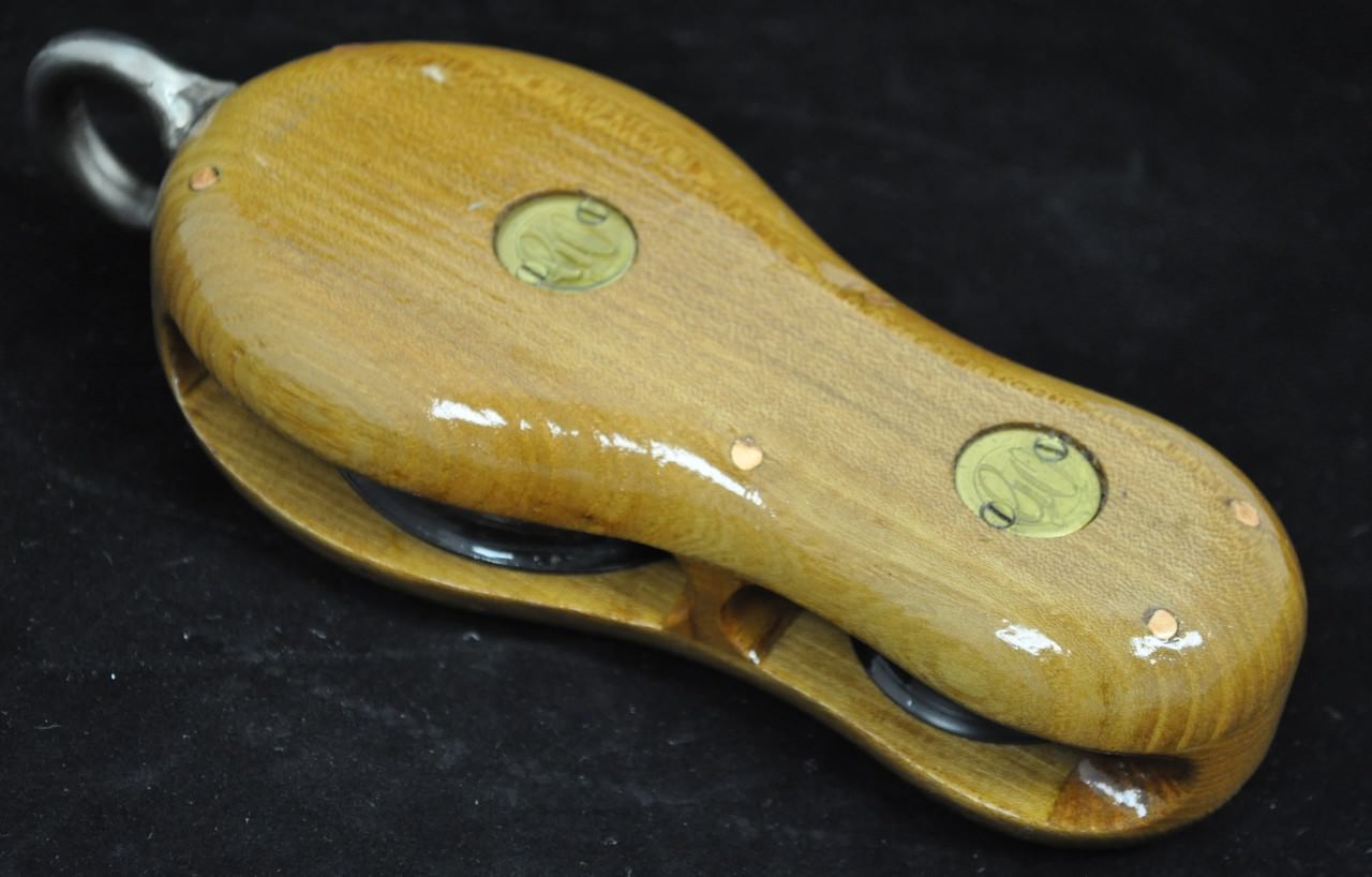 Ording Blockmakers Elm Block, Fiddle | Schooner Chandlery