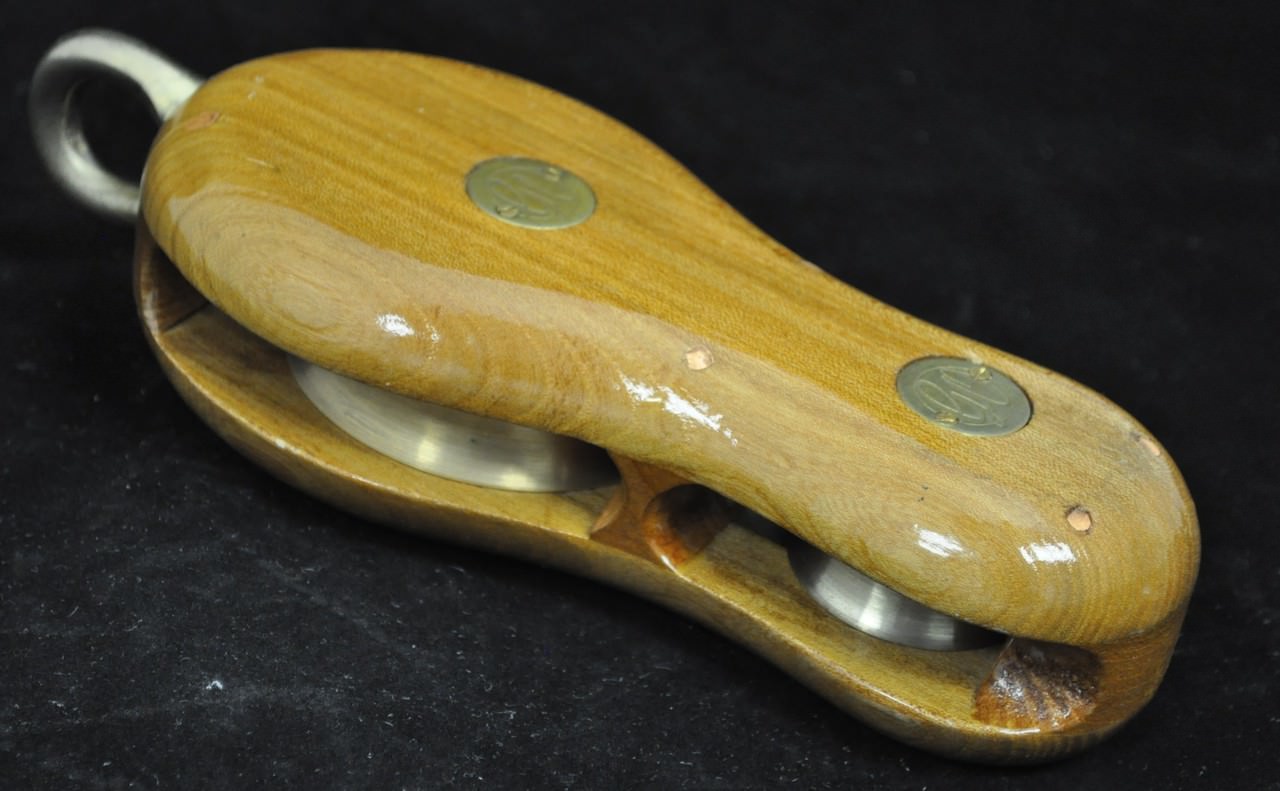 Ording Blockmakers Elm Block, Fiddle | Schooner Chandlery