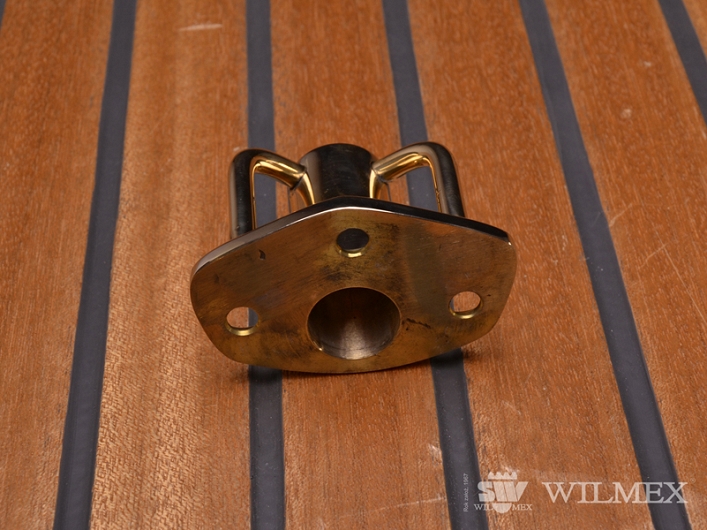 Wilmex Bronze stanchion socket FS-1 | Schooner Chandlery