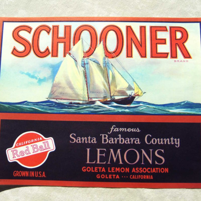 Mid 1900's ORIGINAL PAPER LABELS - Group of 5 Colorful Labels for Food ...