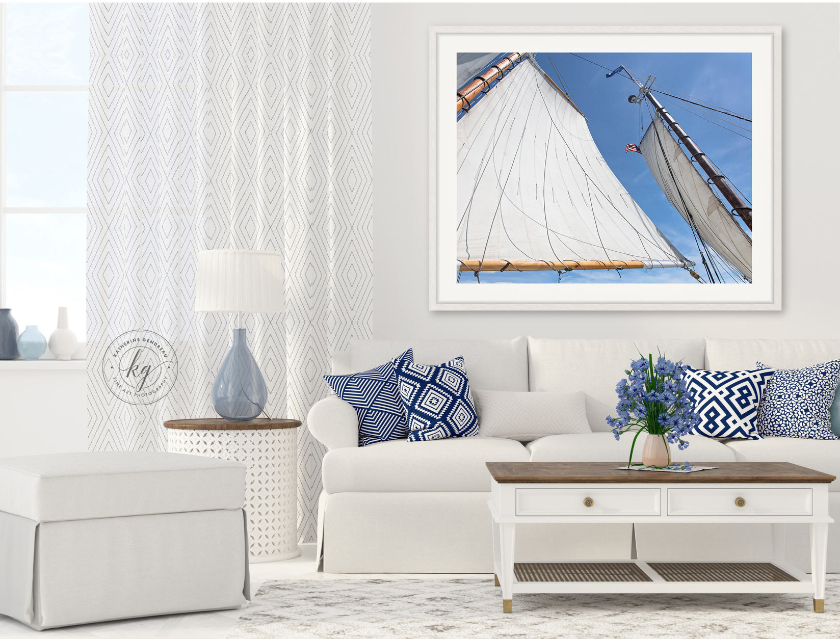 Sailing Photography, Schooner Sails Masts Rigging Photo, Nautical ...