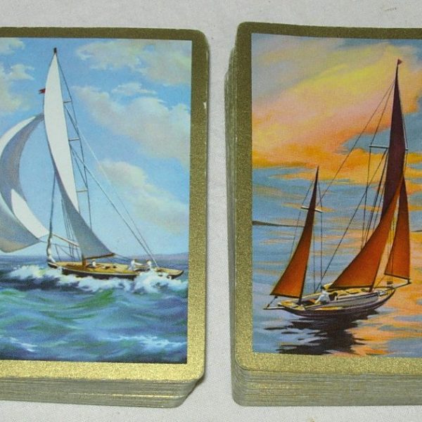 Sailboats Schooner Clipper Ships Playing Cards 2 Decks Games Swap Trade ...