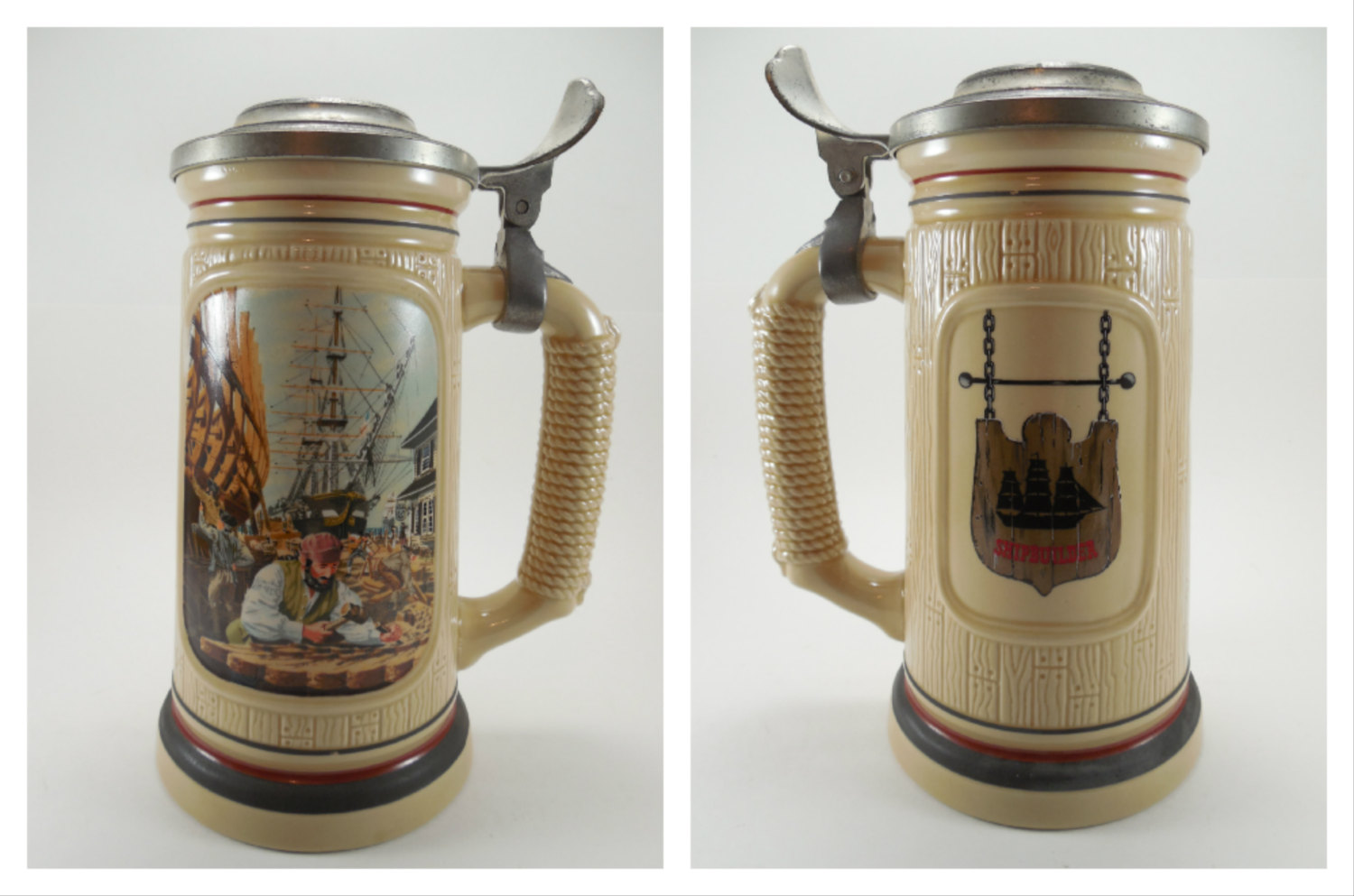 Avon The Shipbuilder Stein 1986, Avon The Building of America Stein ...