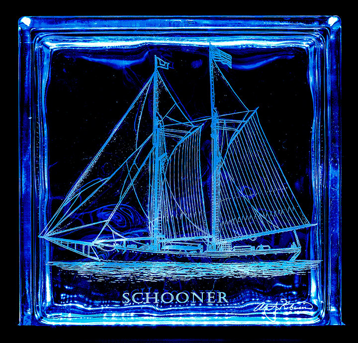 Glass Block Schooner – Schooner Chandlery