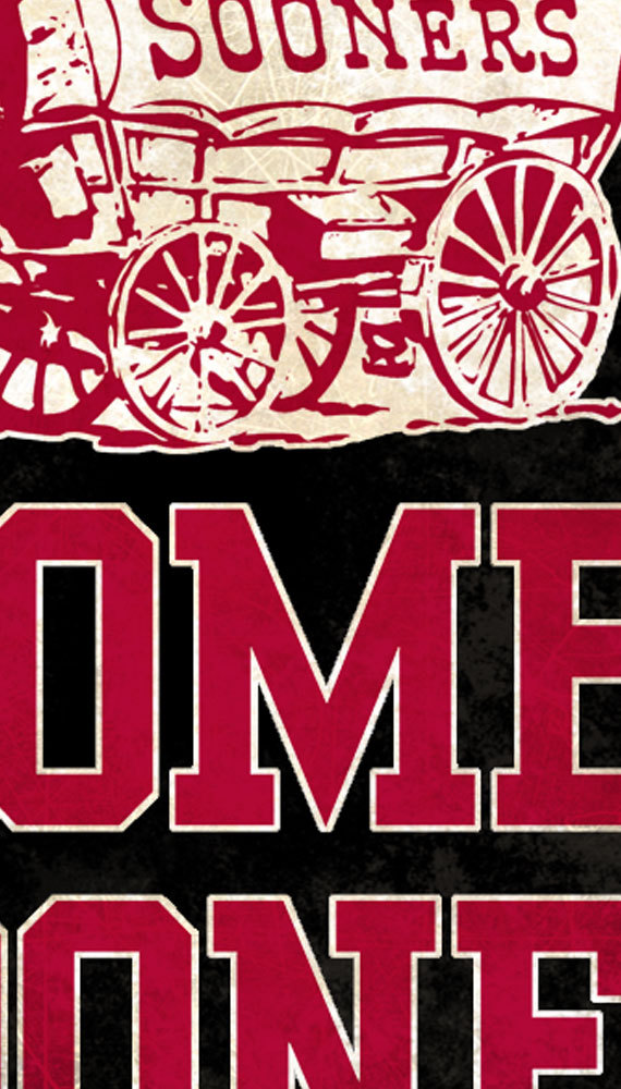 Oklahoma Sooners Boomer Sooner Schooner Wall Art Sign Plaque Gift ...