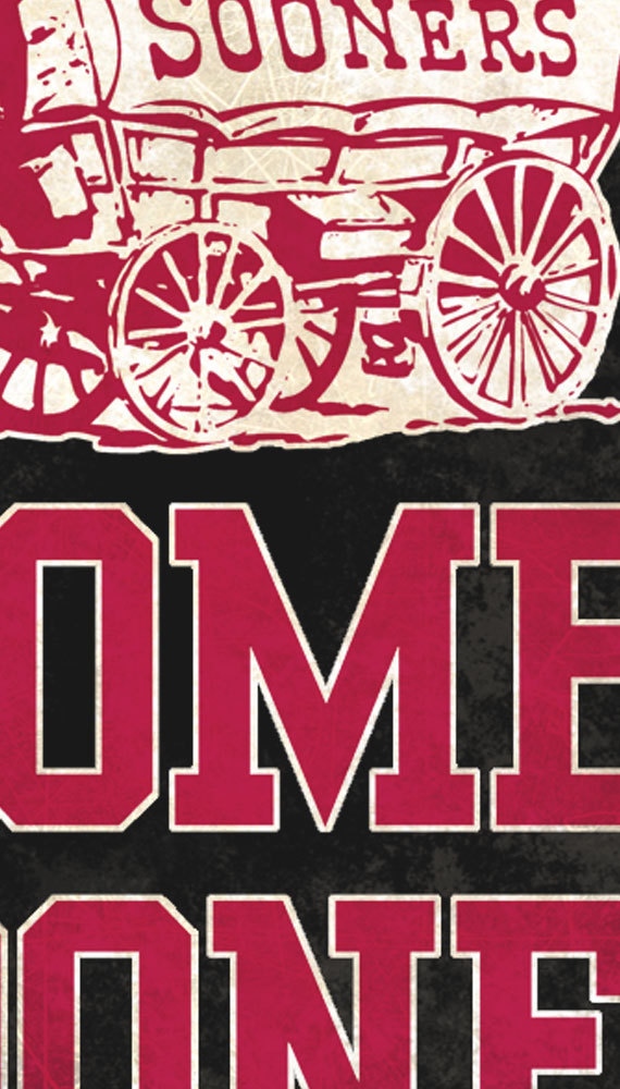 Oklahoma Sooners Boomer Sooner Schooner Wall Art Sign Plaque Gift ...