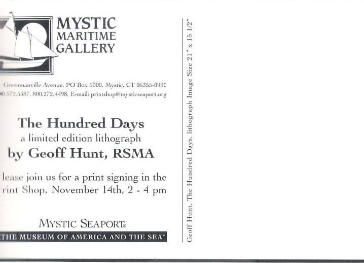 Vintage Postcard of Sailing Ship, Mystic Maritime Gallery Announces ...