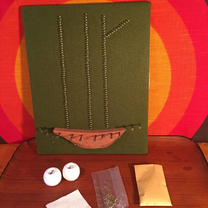 Vintage String Art Kit, Schooner Ship, Symmography Inc, Finish Yourself ...