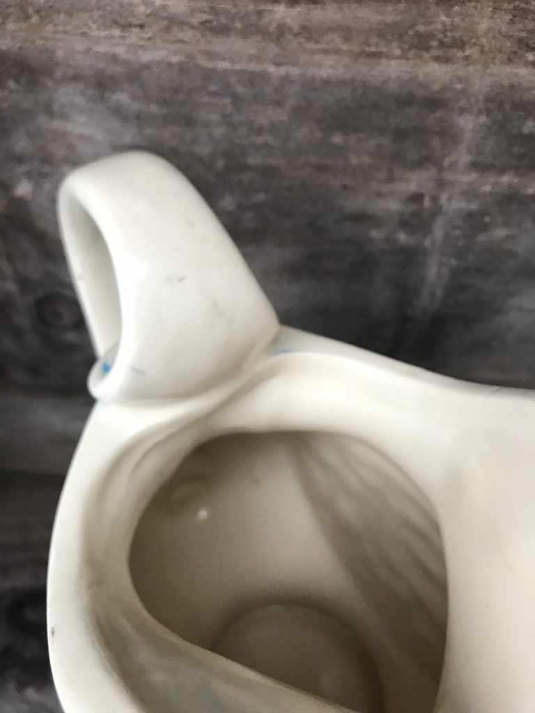 Schooner Pitcher, McCoy Pottery, Blue and White, Nautical Pottery ...