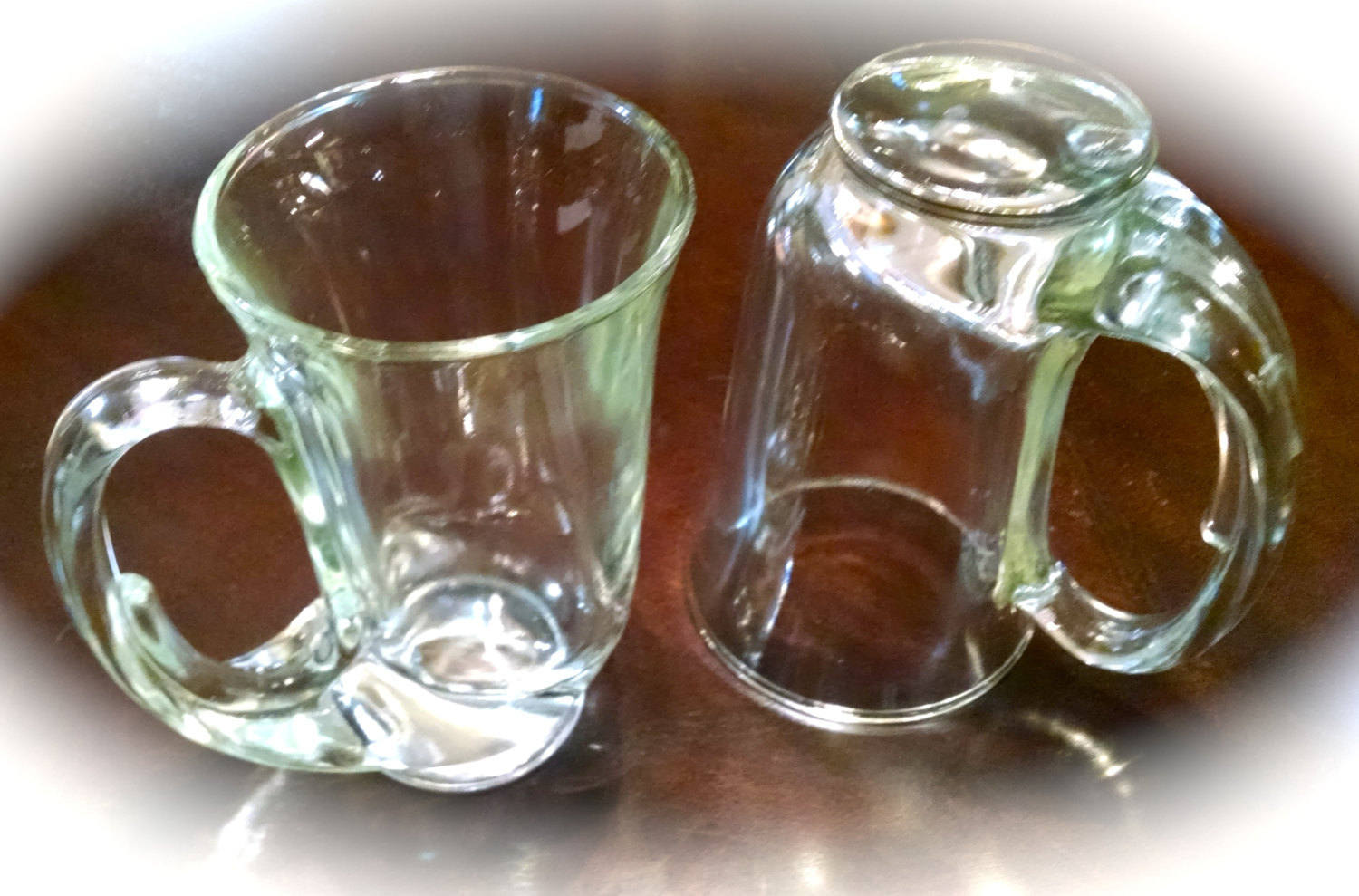 Beer Schooners / Vintage Beer Mugs / Heavy Retro Mugs / Vintage Barware ...