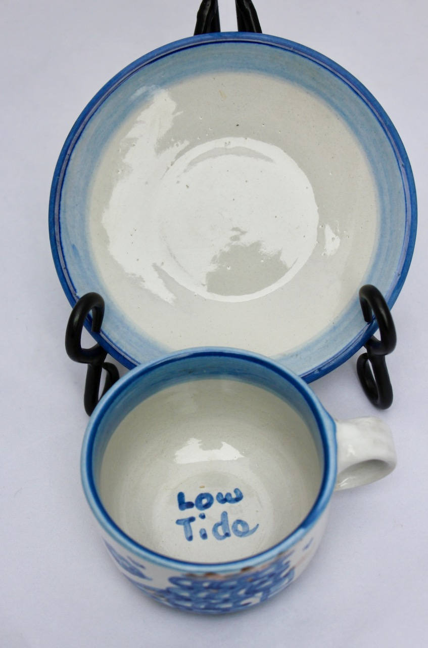 MA Hadley Pottery Schooner Cup and Saucer | Schooner Chandlery