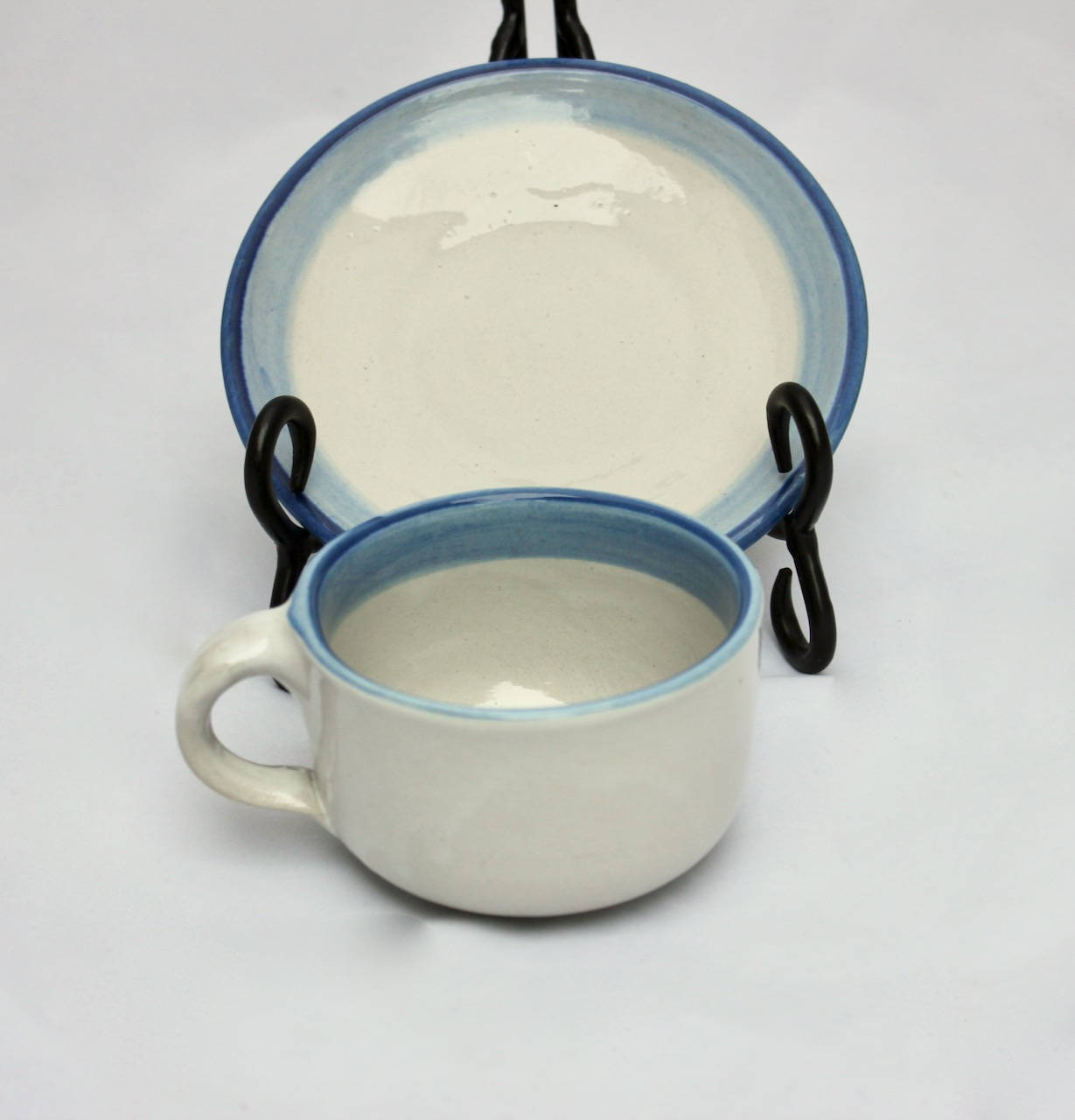 MA Hadley Pottery Schooner Cup and Saucer | Schooner Chandlery