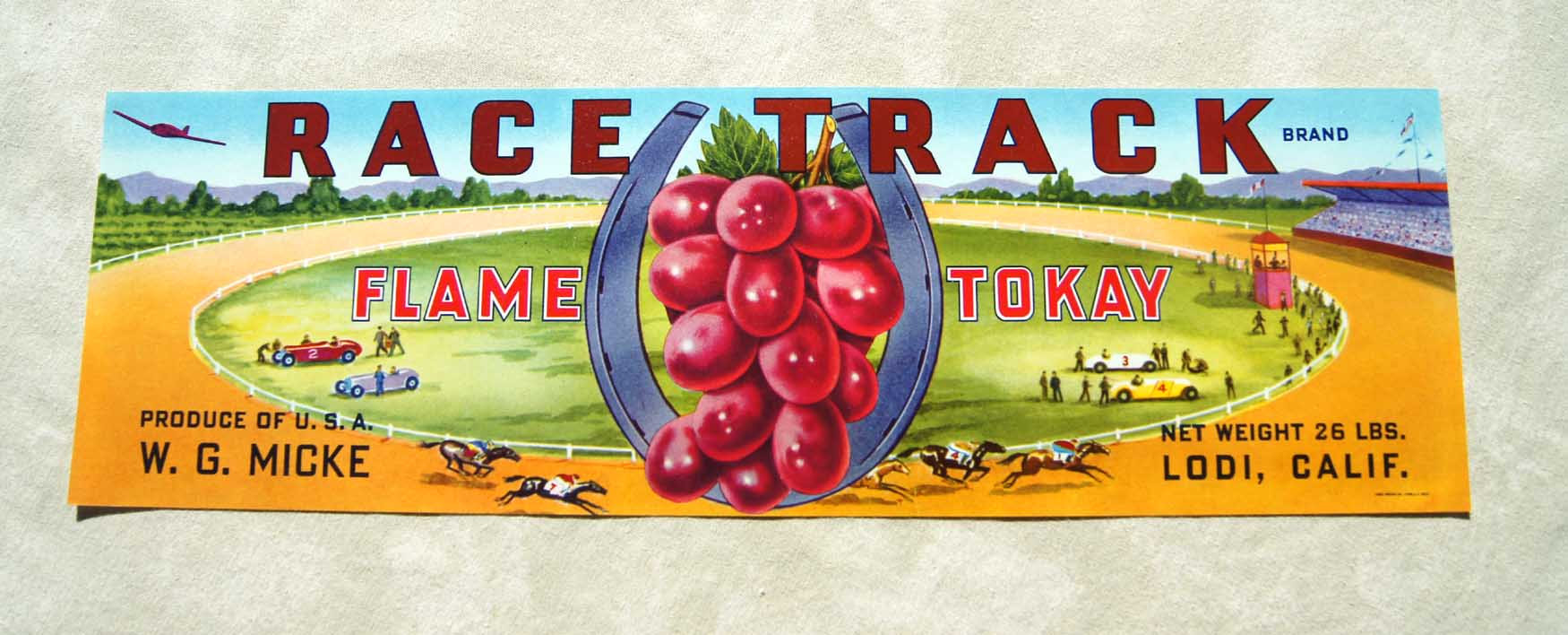 Mid 1900's ORIGINAL PAPER LABELS - Group of 5 Colorful Labels for Food ...