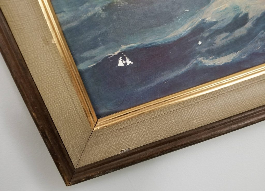 Vintage Nautical Framed Lithograph Print by "Tad" Call, 1960's era ...