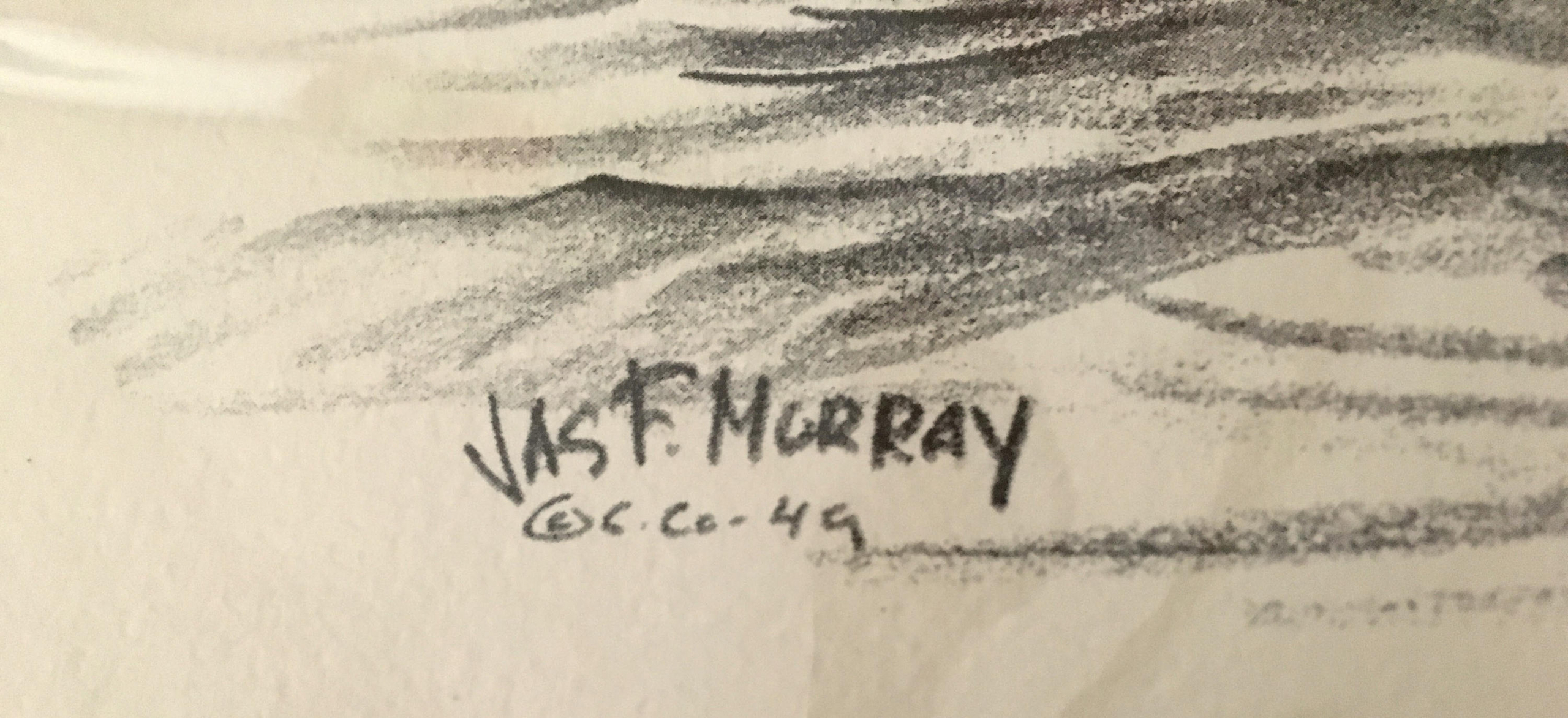 Vintage Schooner Lithosketch Print Signed Jas. F. Murray 1949 Curhan ...