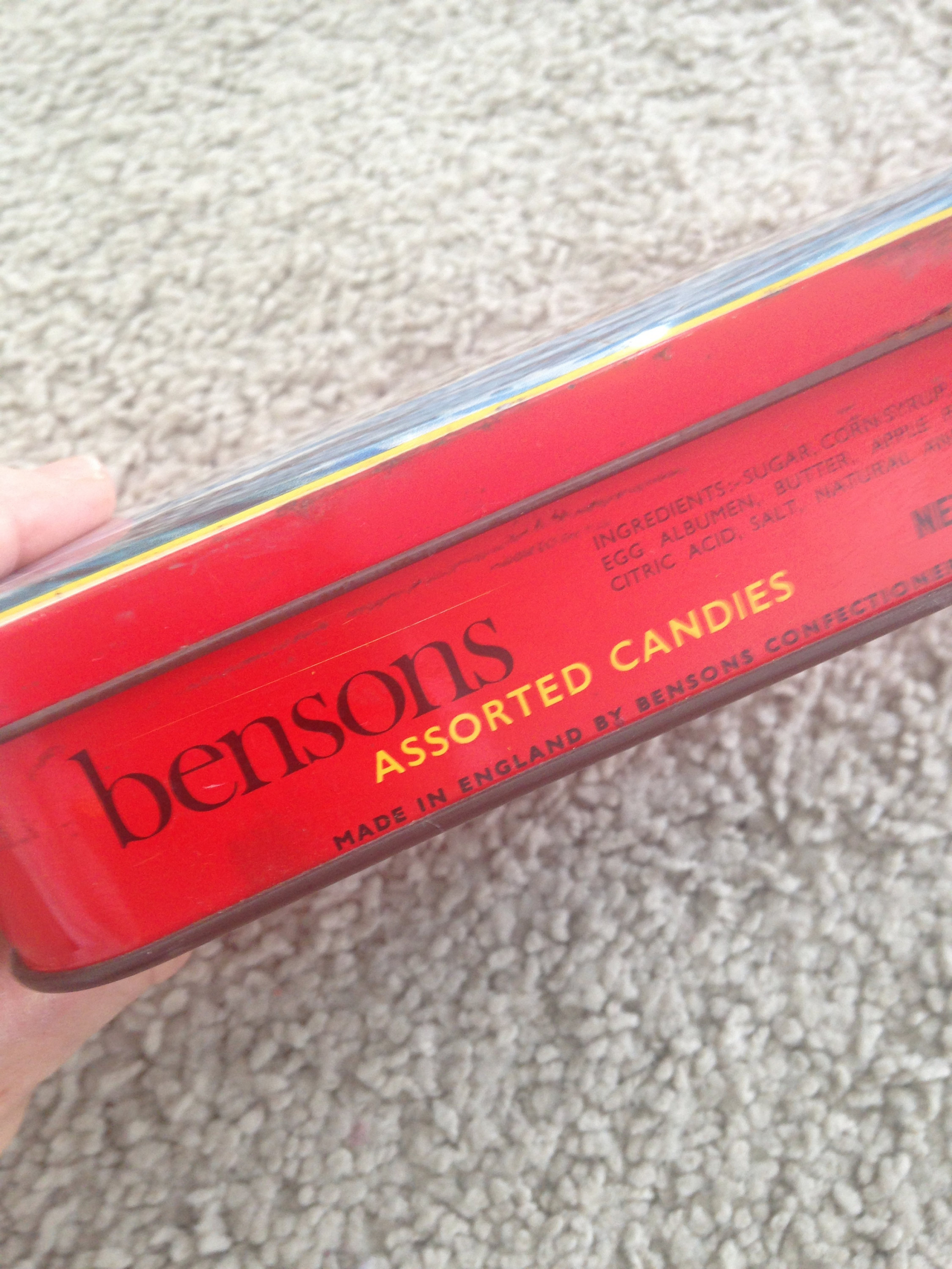 Bensons Confectionery Assorted Candies Tin Made in England | Schooner ...