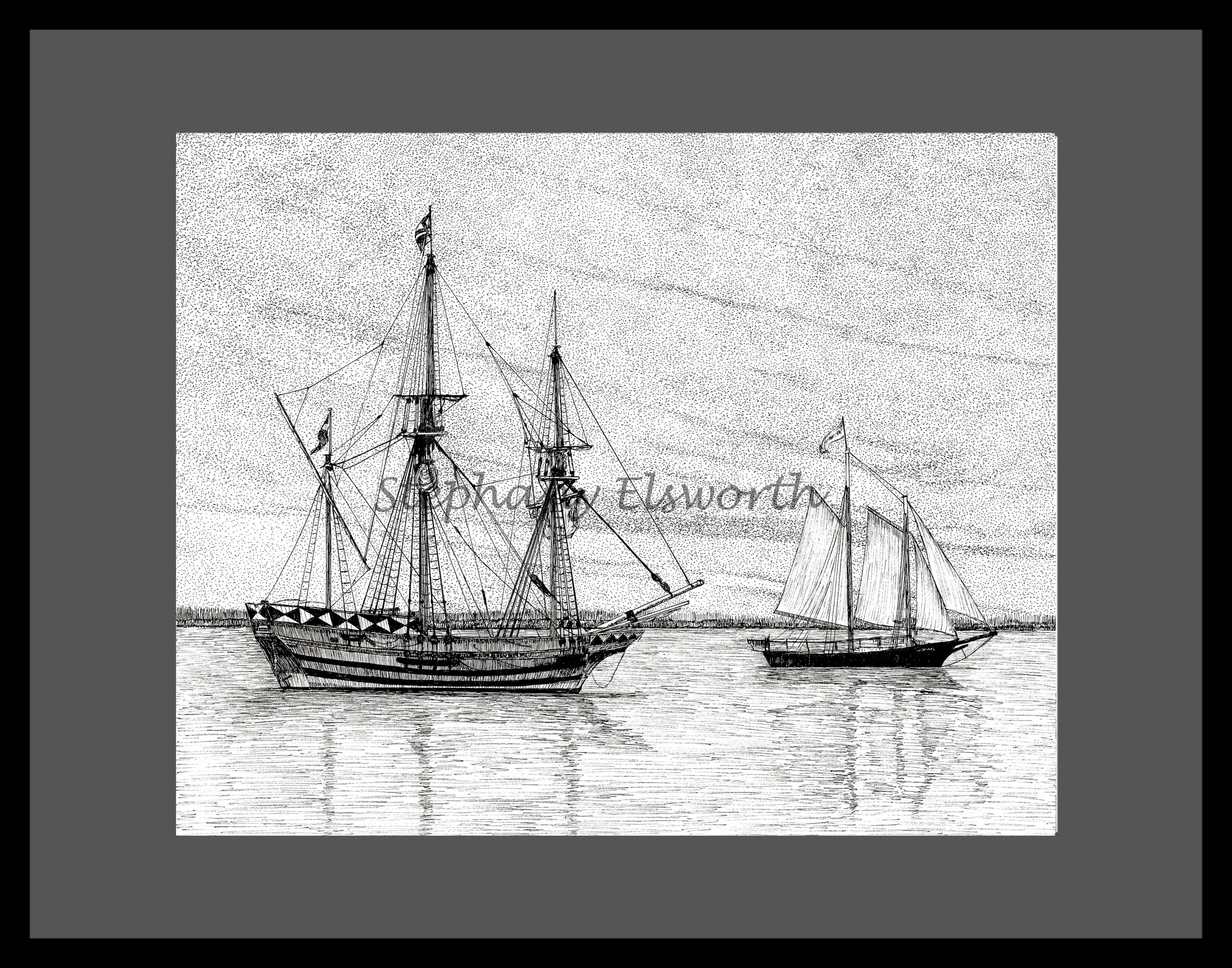 Ships of the Historic Triangle Printable Wall Art | Schooner Chandlery