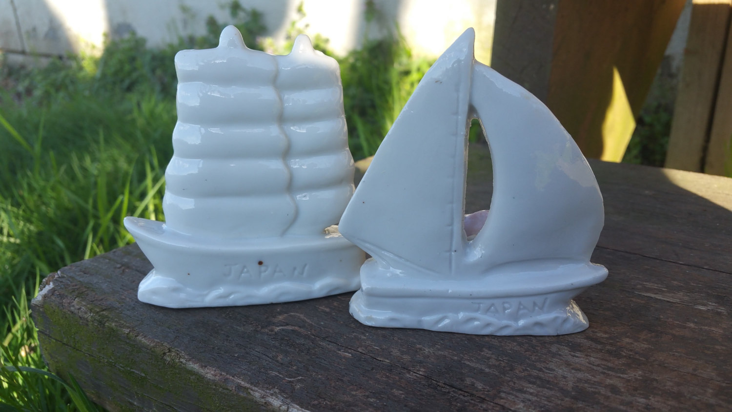 Vintage Porcelain Ships Embossed Japan, Vintage Boats, Vintage Nautical ...