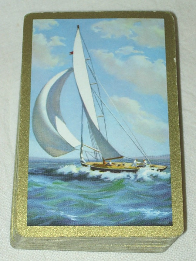 Sailboats Schooner Clipper Ships Playing Cards 2 Decks Games Swap Trade ...