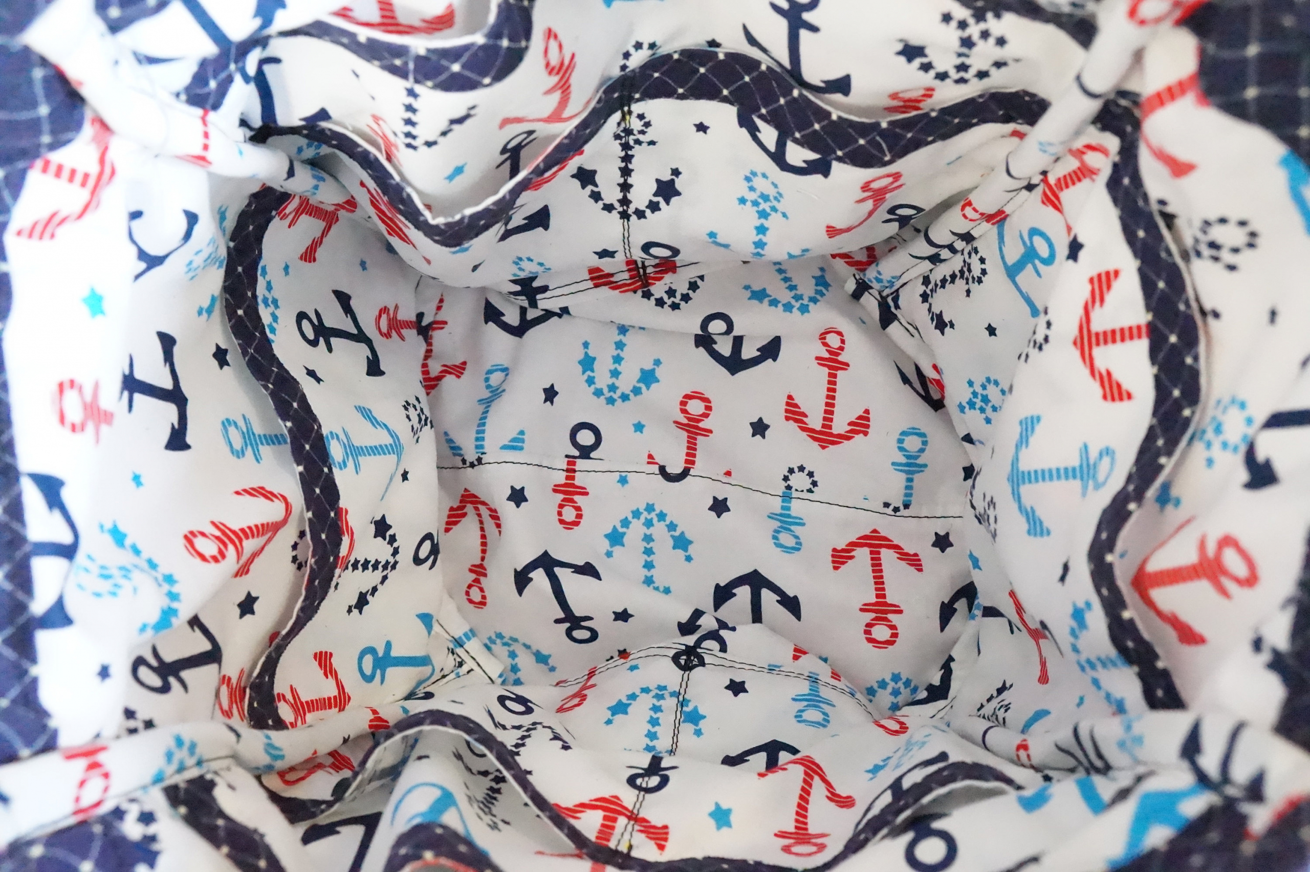 Nautical Tote/Sail Boat Tote/Sailing Tote/Tote With Pockets/Ship Tote ...