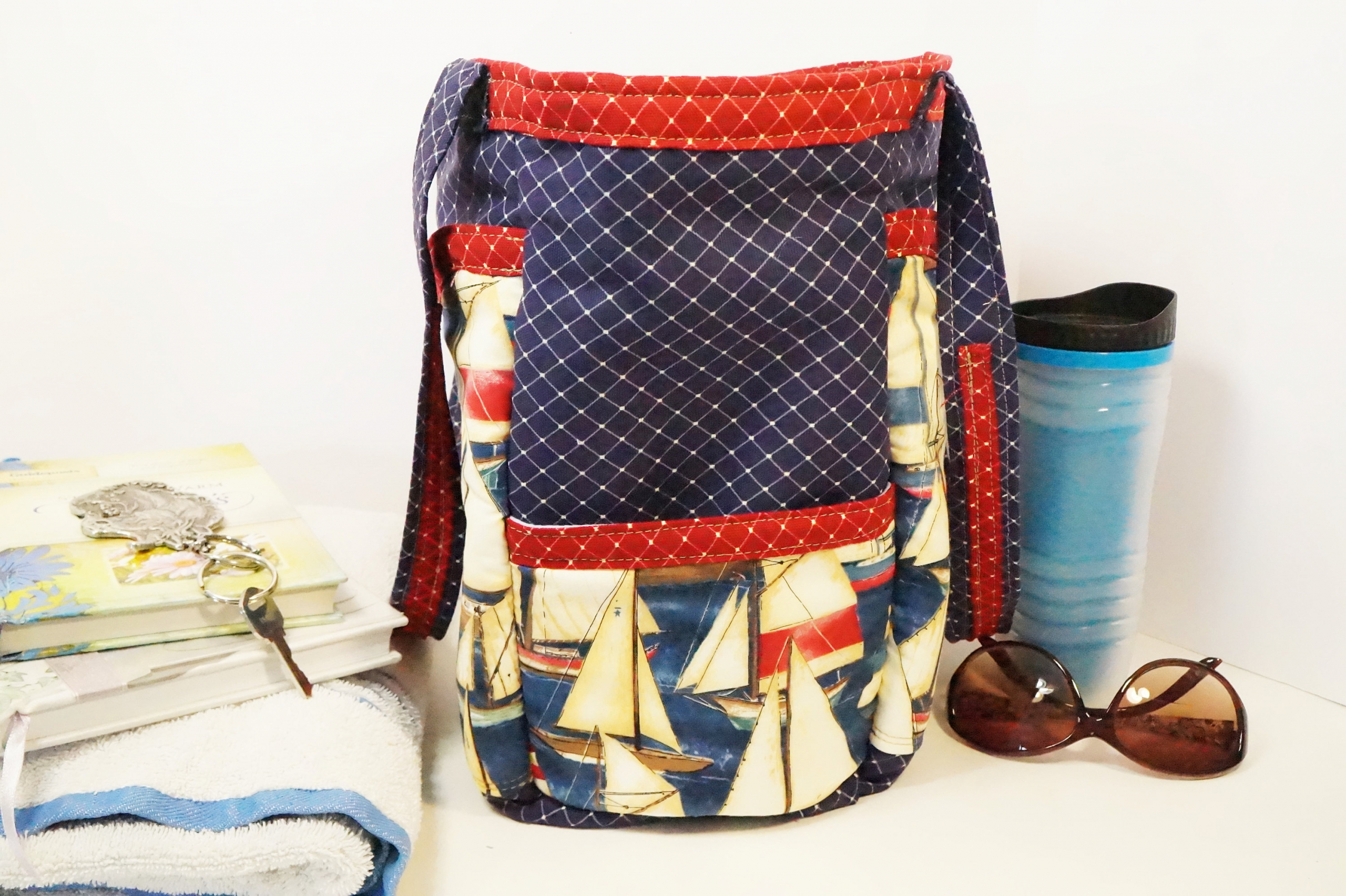 Sailing Tote Bag/Sail Boat Tote/Nautical Tote/Sailing Tote/Ship Tote ...