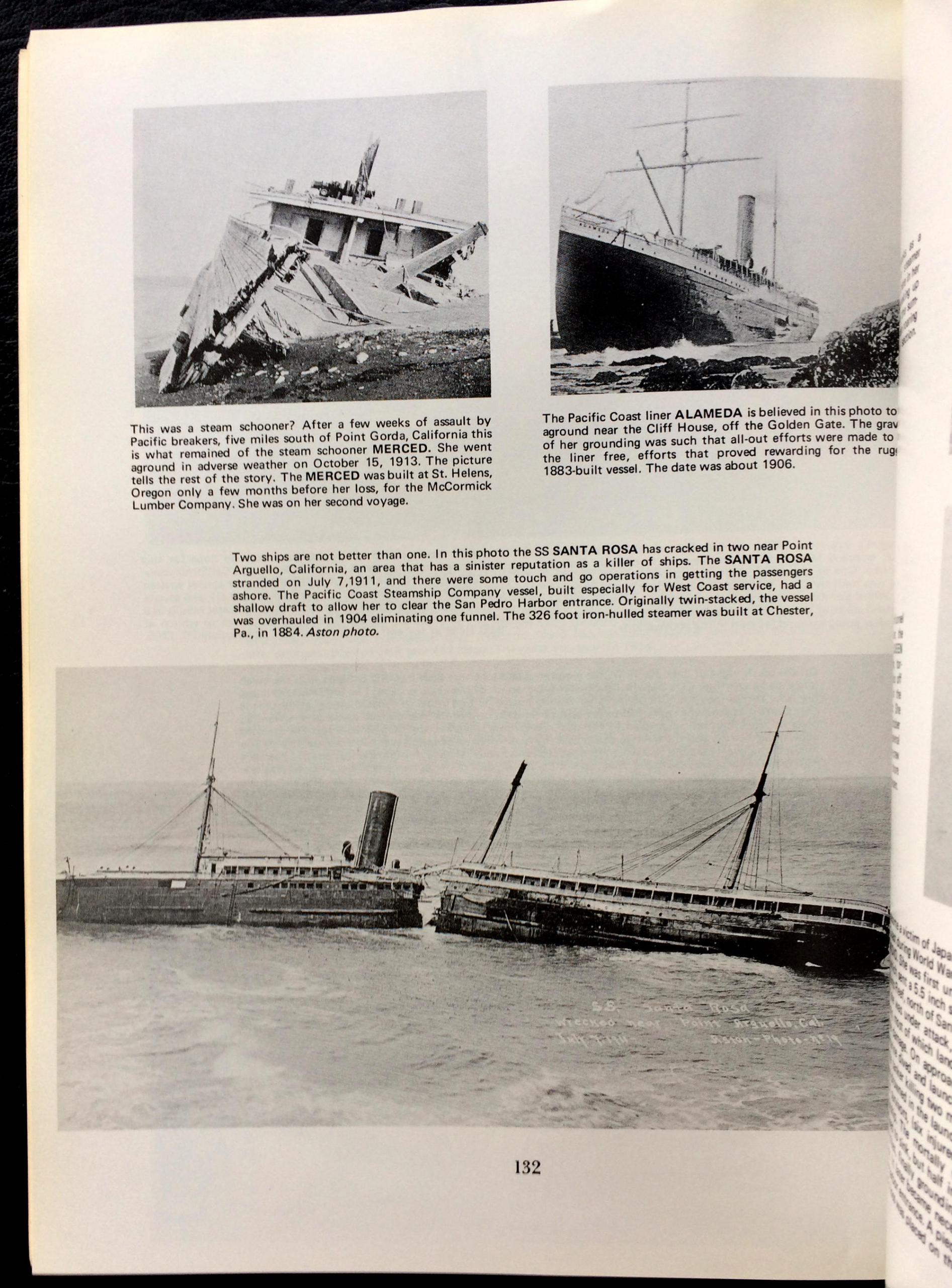 Peril at Sea Photographic Study Shipwrecks in Pacific, Gibbs Maritime ...