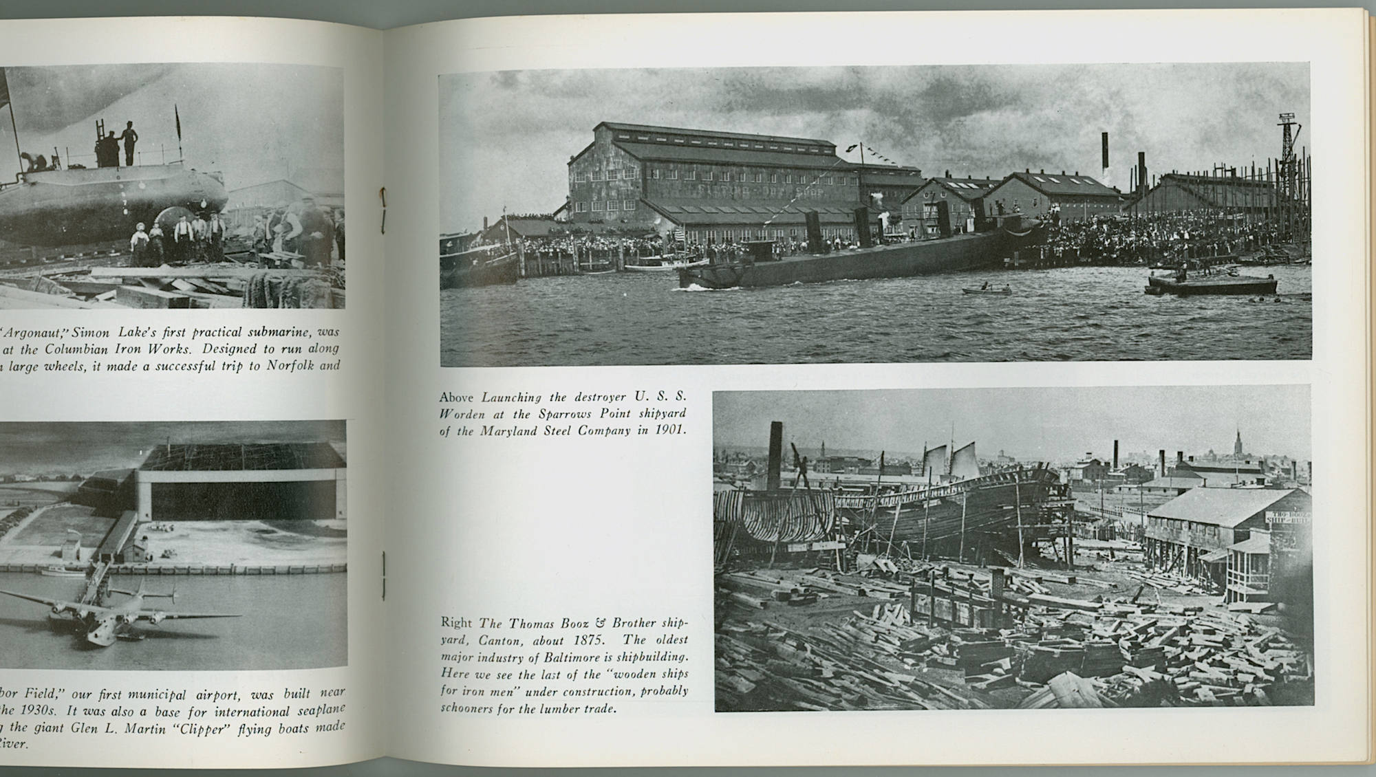 Baltimore's Harbor a History in Photographs Since 1850, Sailing Ships ...