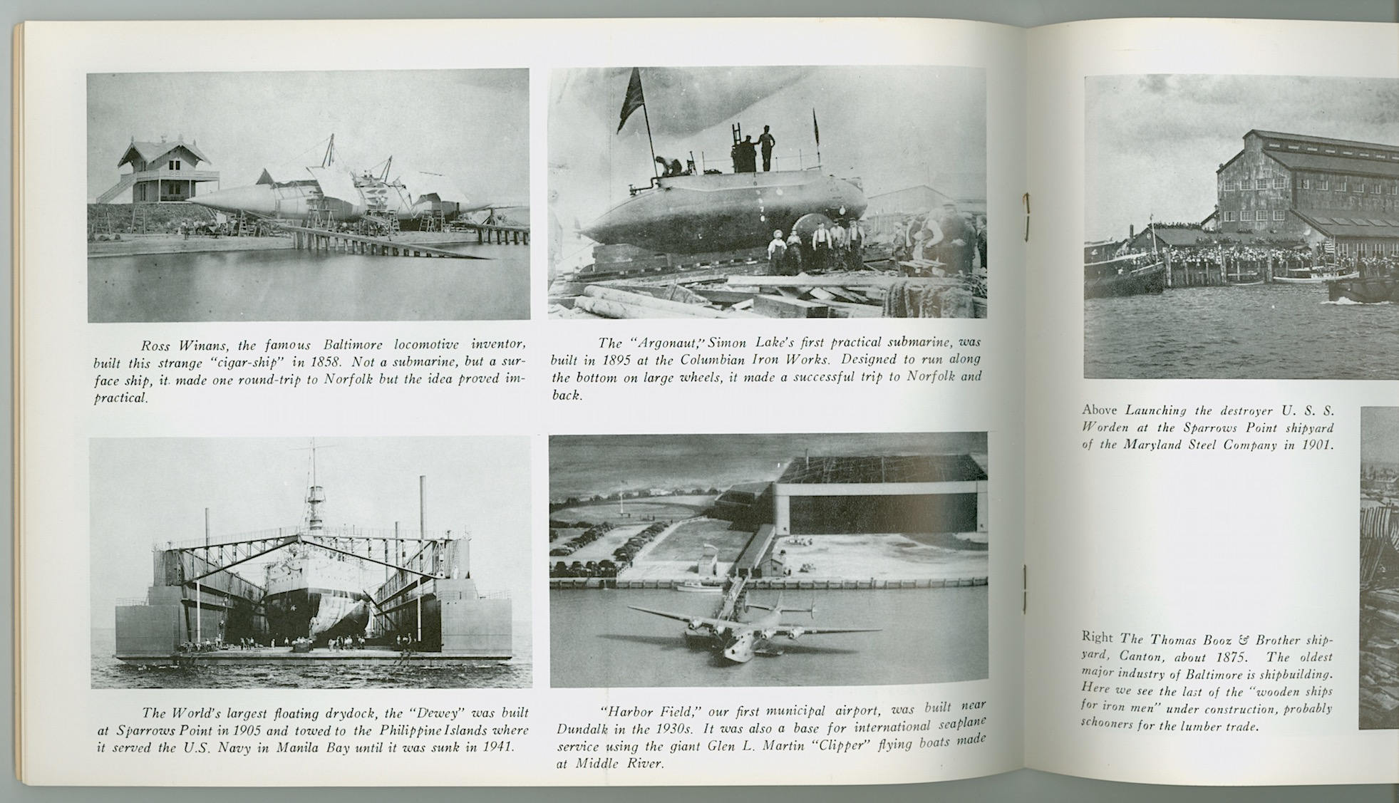 Baltimore's Harbor a History in Photographs Since 1850, Sailing Ships ...