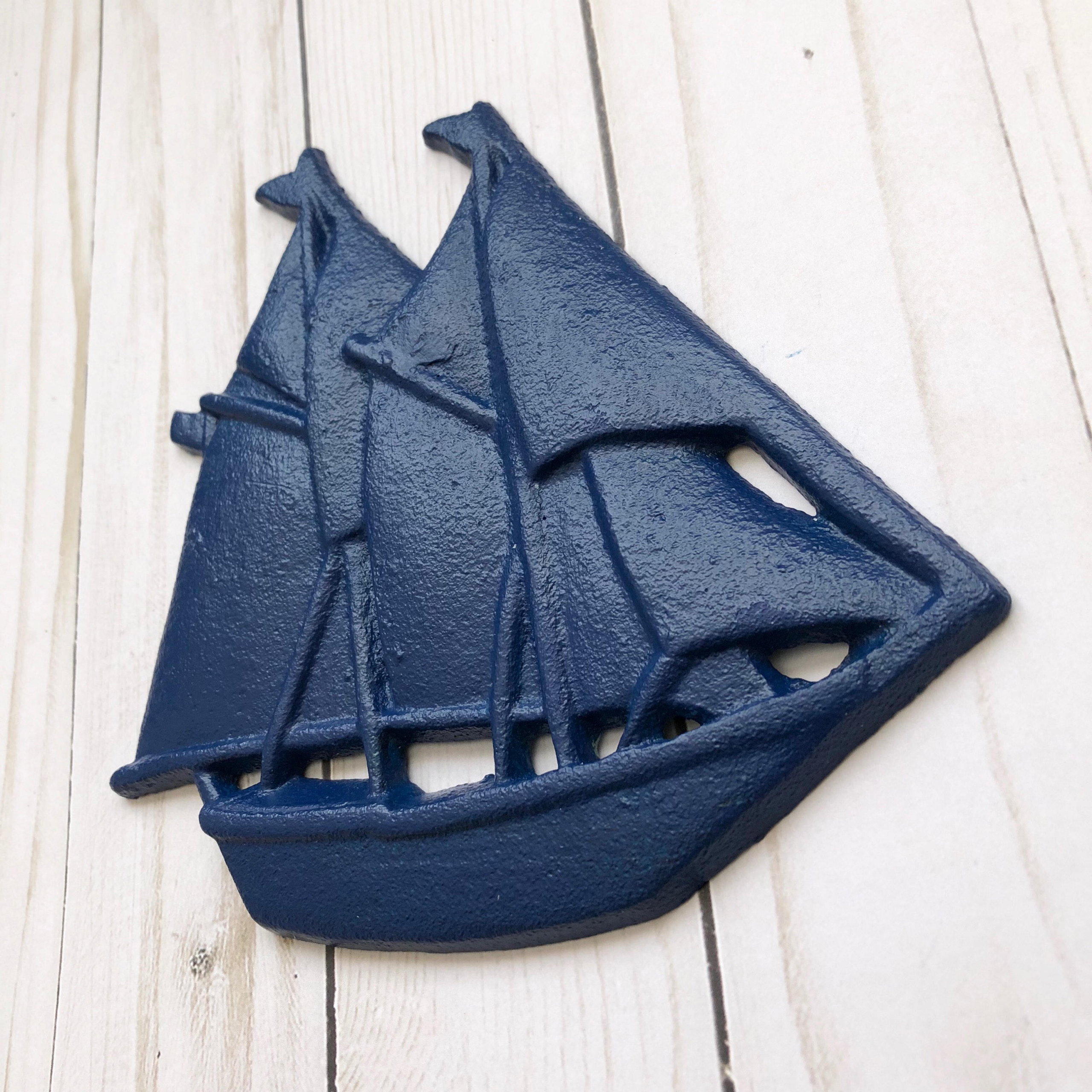 Cast Iron Nautical Decor, Navy Sailing Ship, Schooner Ship, Cast Iron ...