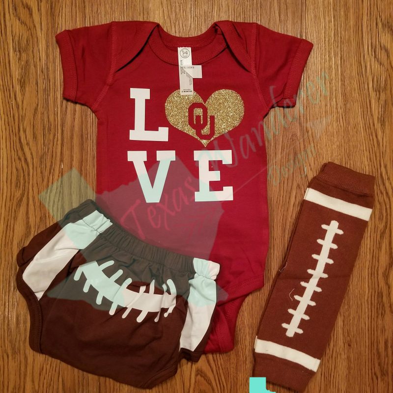 Oklahoma OU BodySuit Onesie®, Boomer Sooner, college Outfit, Baby ...