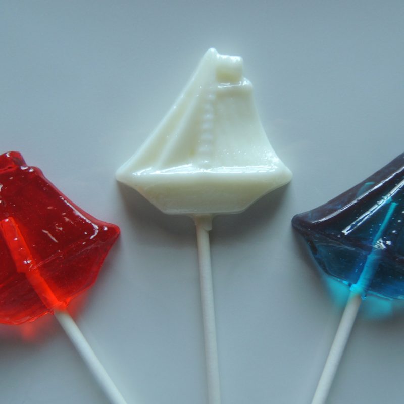 10 Sail Boats Lollipops Sailing Ship Beach Sea Ocean Boat Nautical ...
