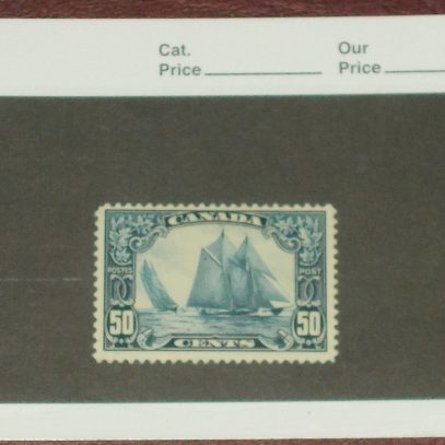 Canada Stamp SC# 158 Bluenose Blue Nose Schooner 50 Cent Mint Light ...