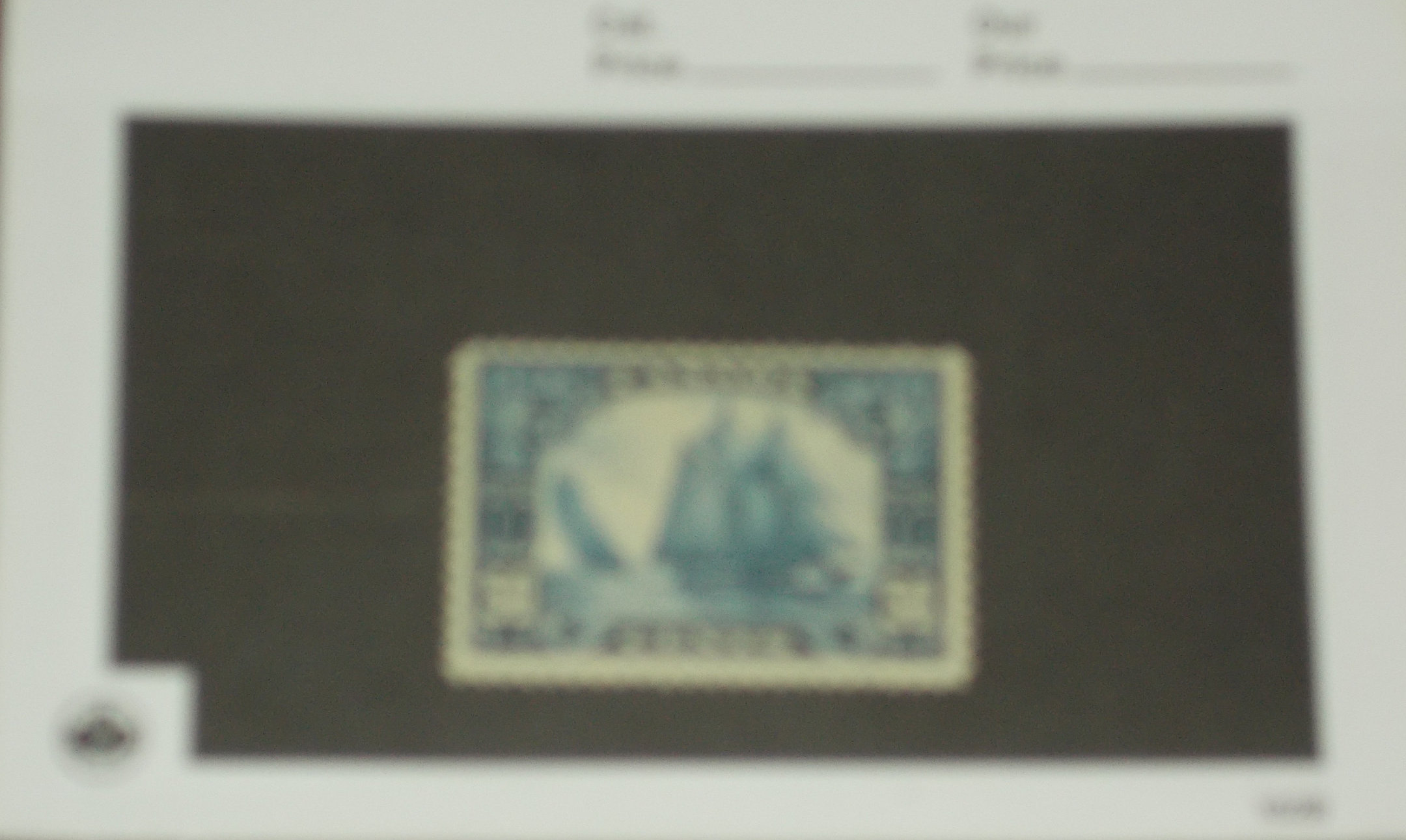 Canada Stamp SC# 158 Bluenose Blue Nose Schooner 50 Cent Mint Light ...