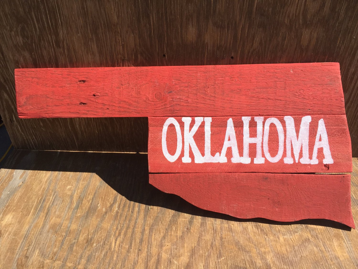 Oklahoma Wood Sign | Schooner Chandlery