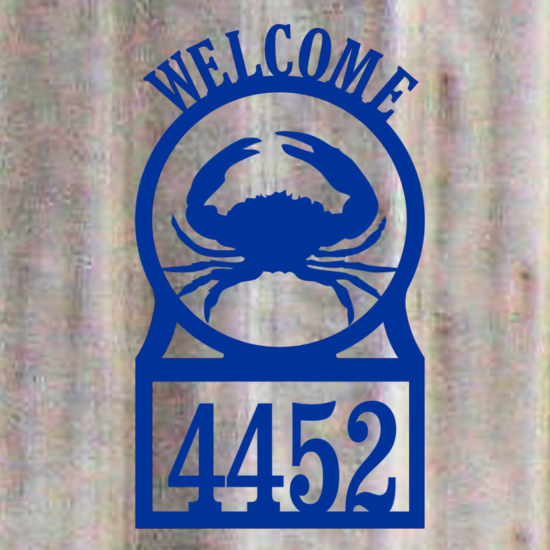 Nautical Theme Address Signs | Schooner Chandlery