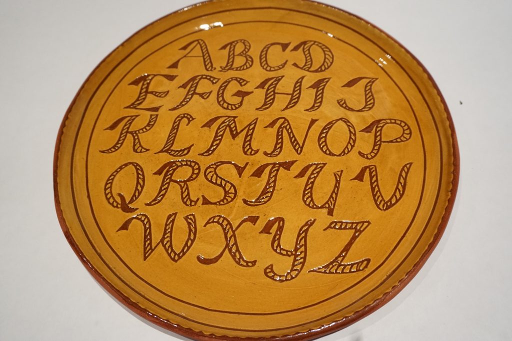 Redware Pottery, American Pottery, Historical Animal Sgraffito ...