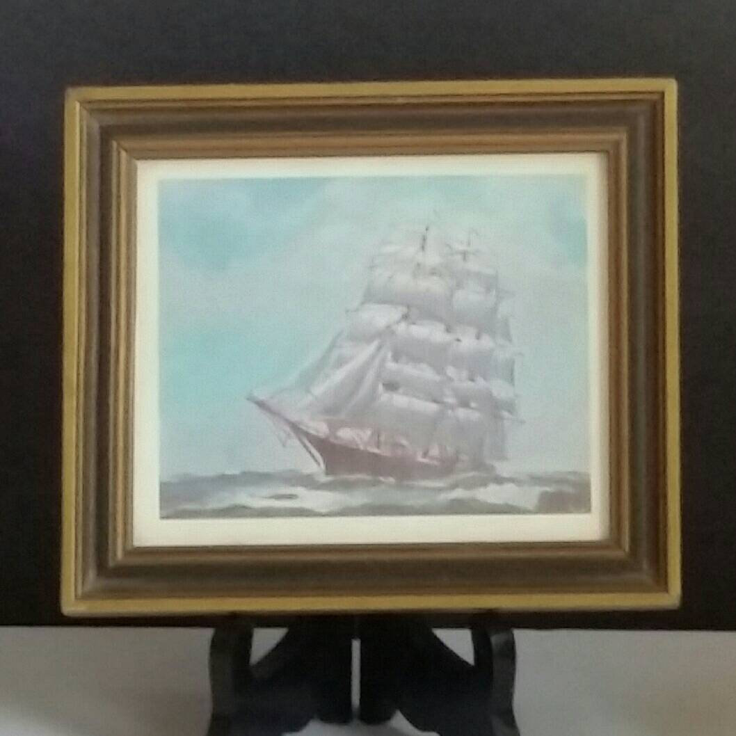 Vintage Truart Nautical Framed Ship 1960s Boats/Seamen/Sailing/Gifts ...