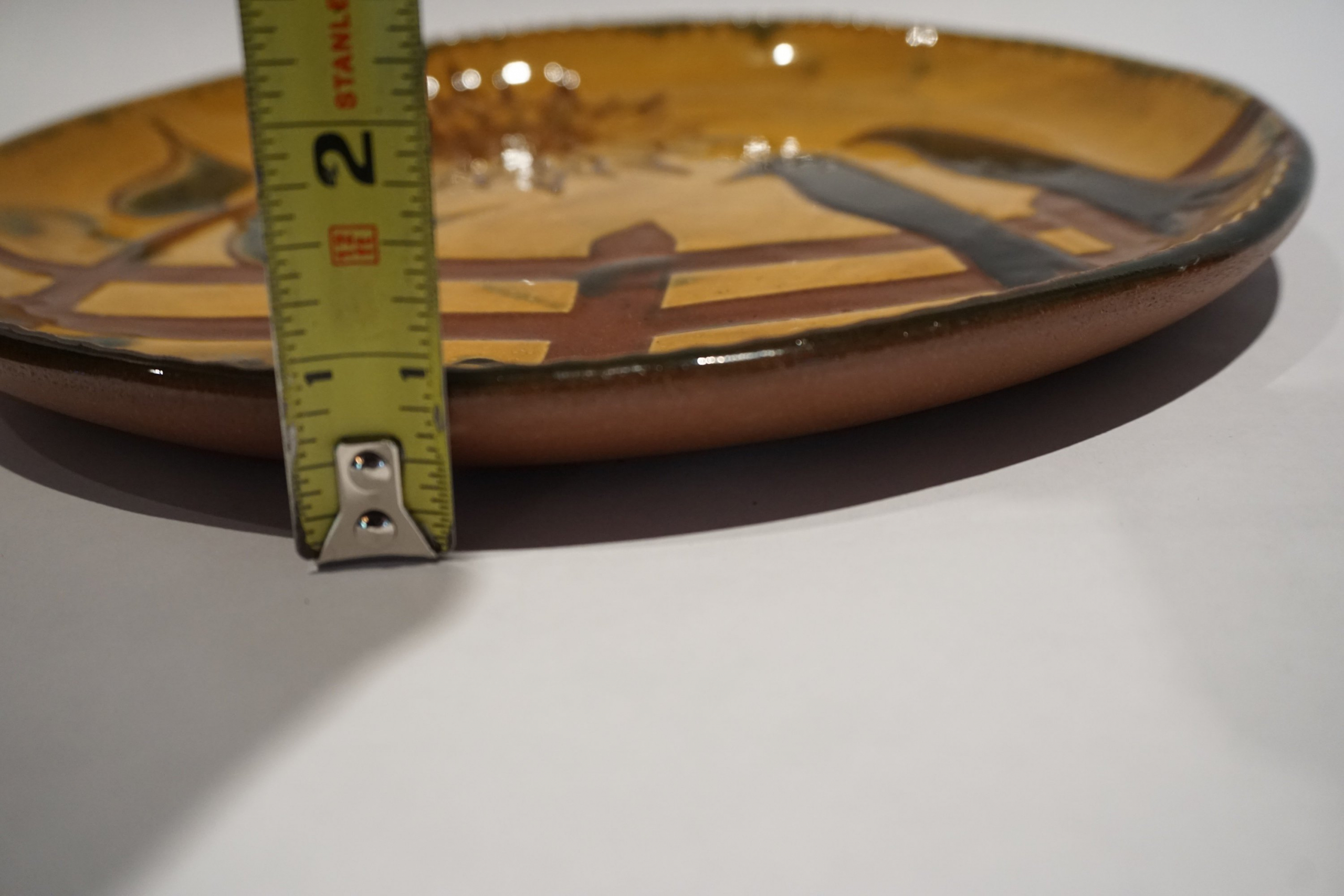 Redware Pottery, American Pottery, Historical Animal Sgraffito ...