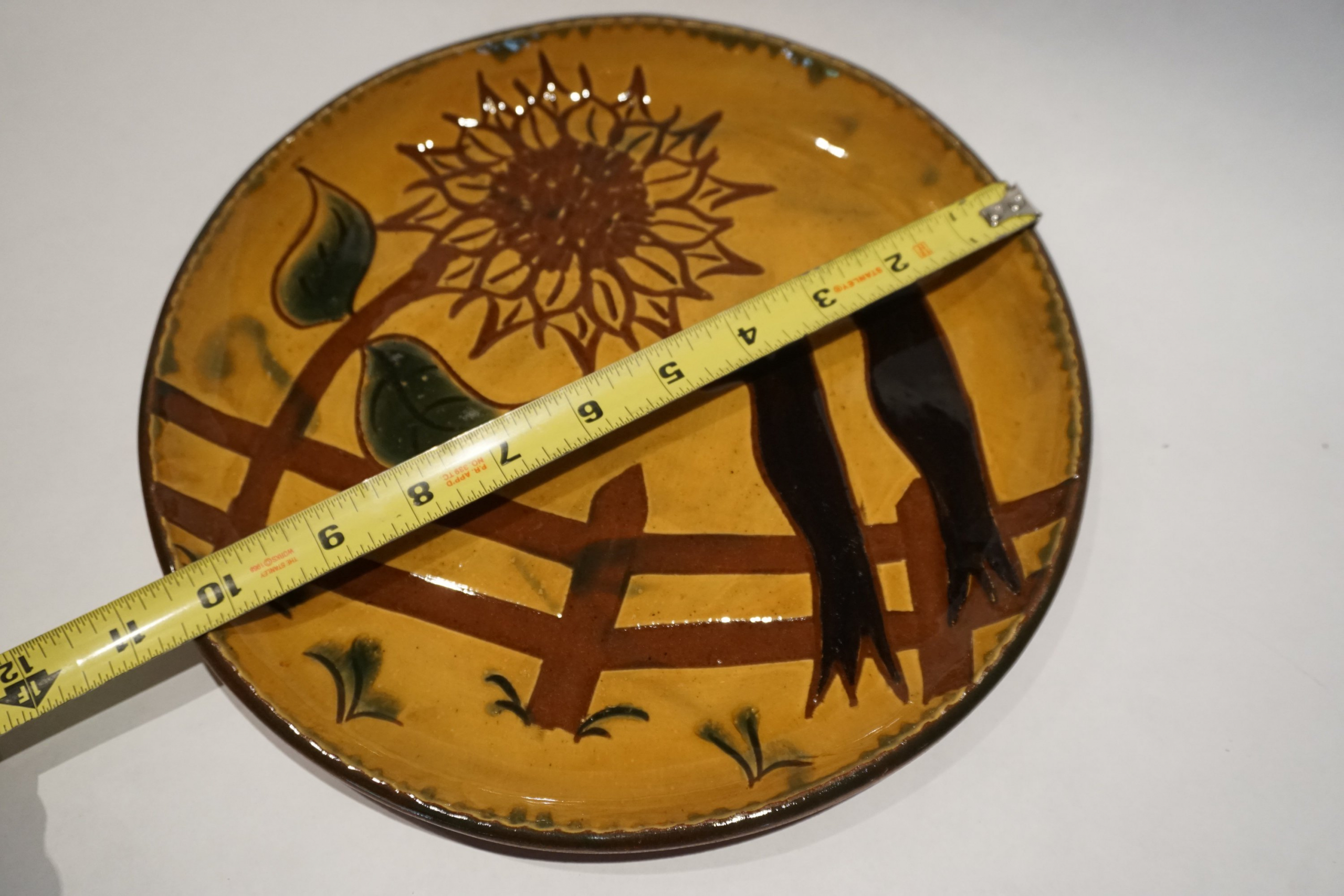 Redware Pottery, American Pottery, Historical Animal Sgraffito ...