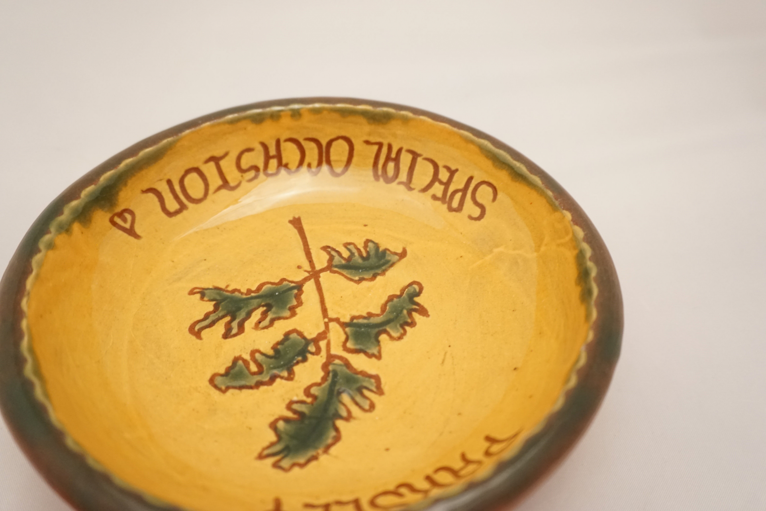 Redware Pottery, American Historical Sgraffito Earthernware ...