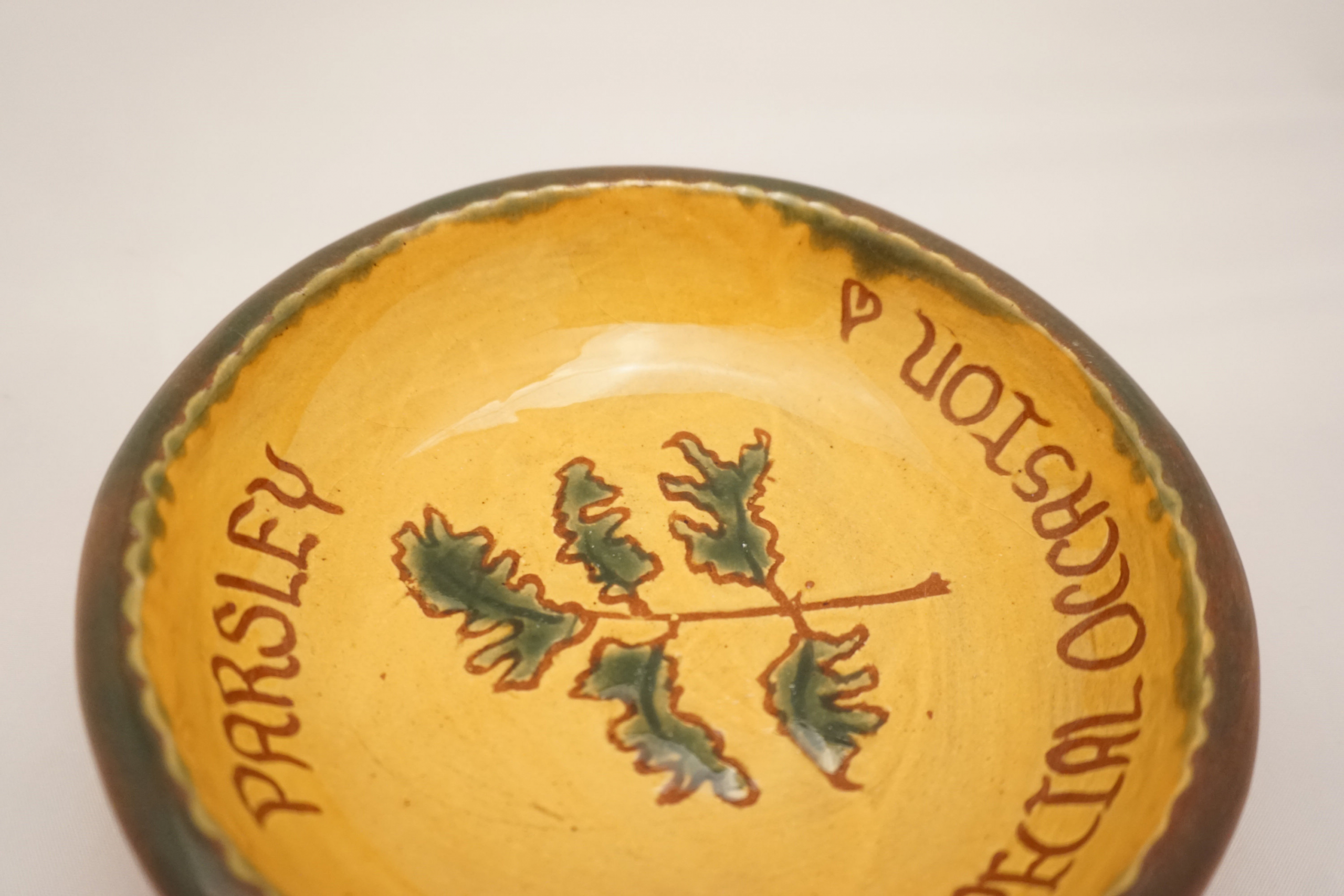 Redware Pottery, American Historical Sgraffito Earthernware ...