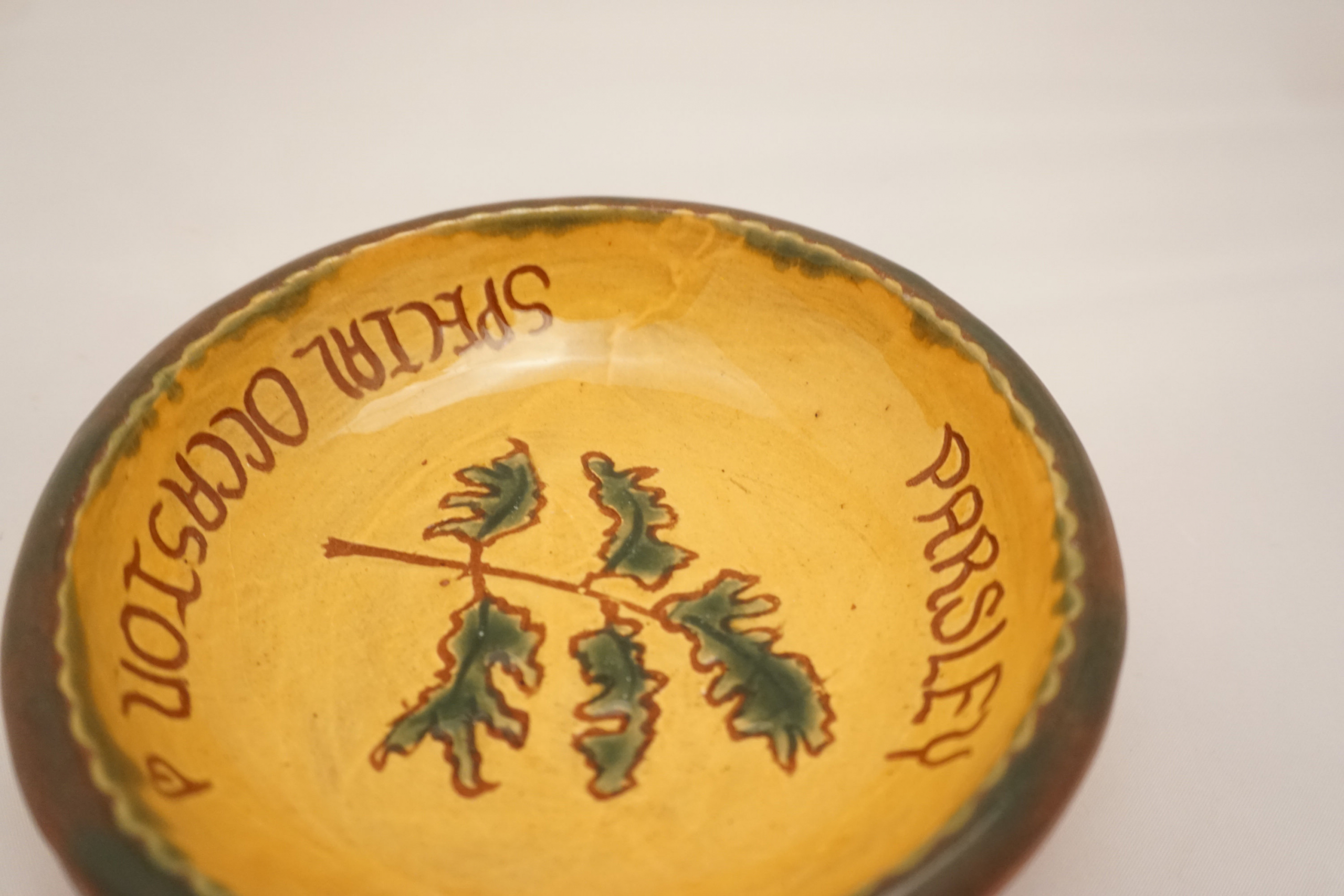 Redware Pottery, American Historical Sgraffito Earthernware ...
