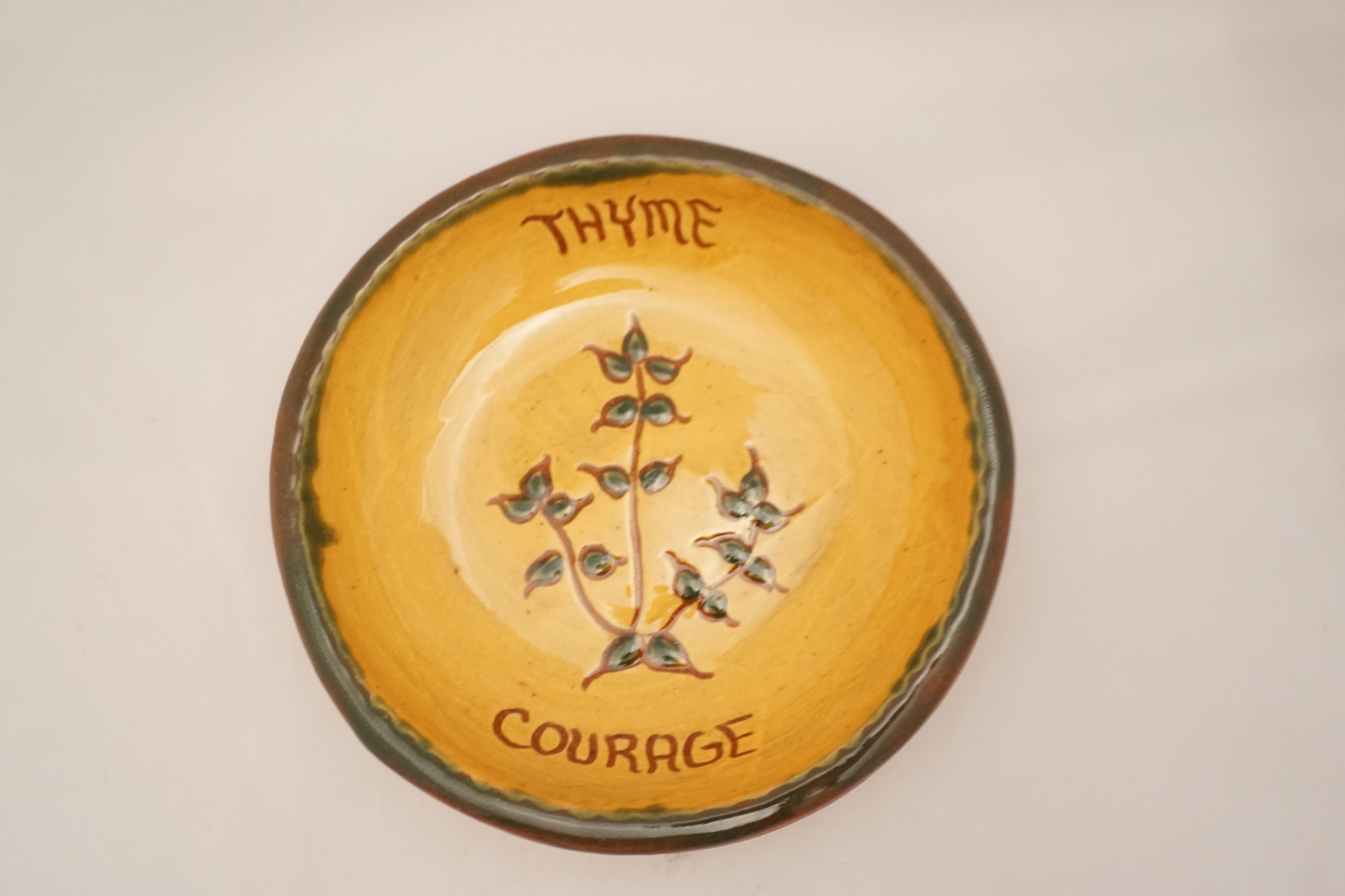 Redware Pottery, American Historical Sgraffito Earthernware ...